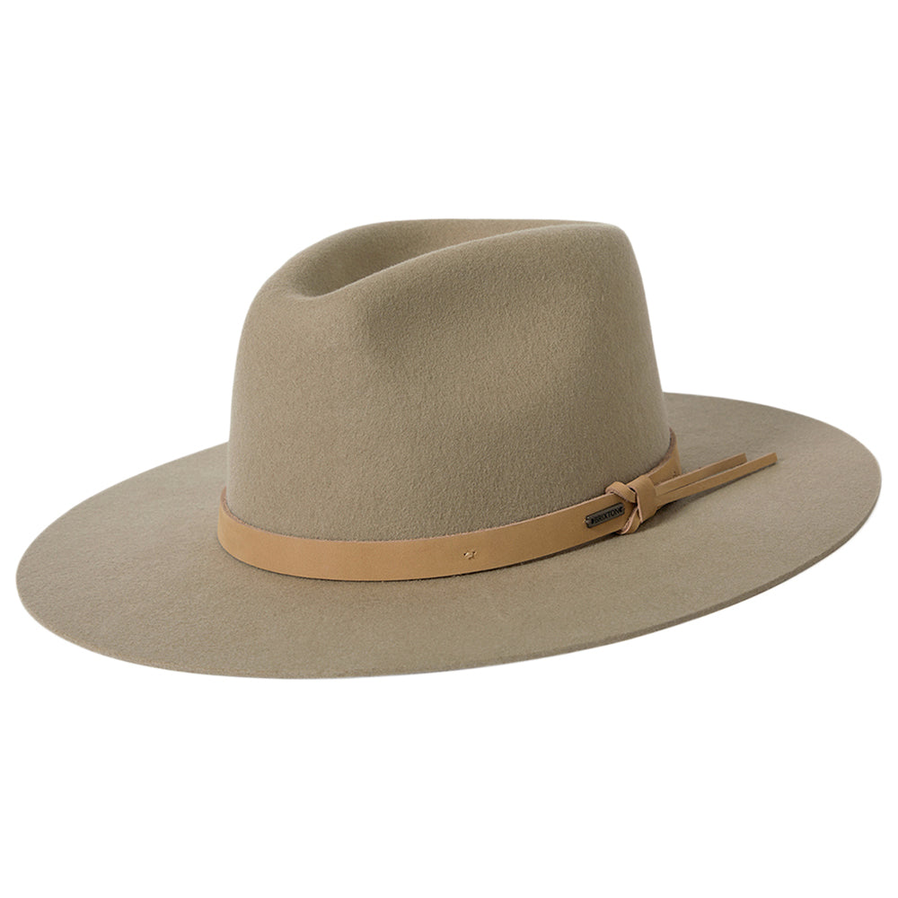 Brixton Hawkins Weather Guard Cowboy Hut aus Wollfilz - Sand – Hüte und ...