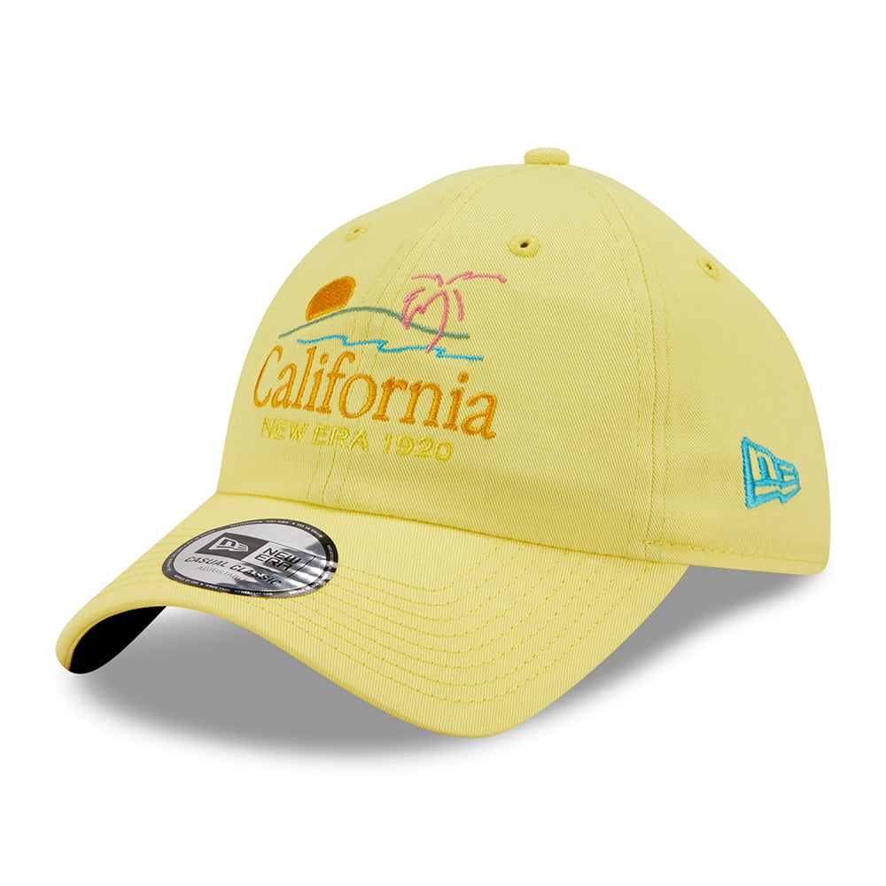 New Era 9TWENTY California Baseball Cap - Script Casual Classic - Gelb ...