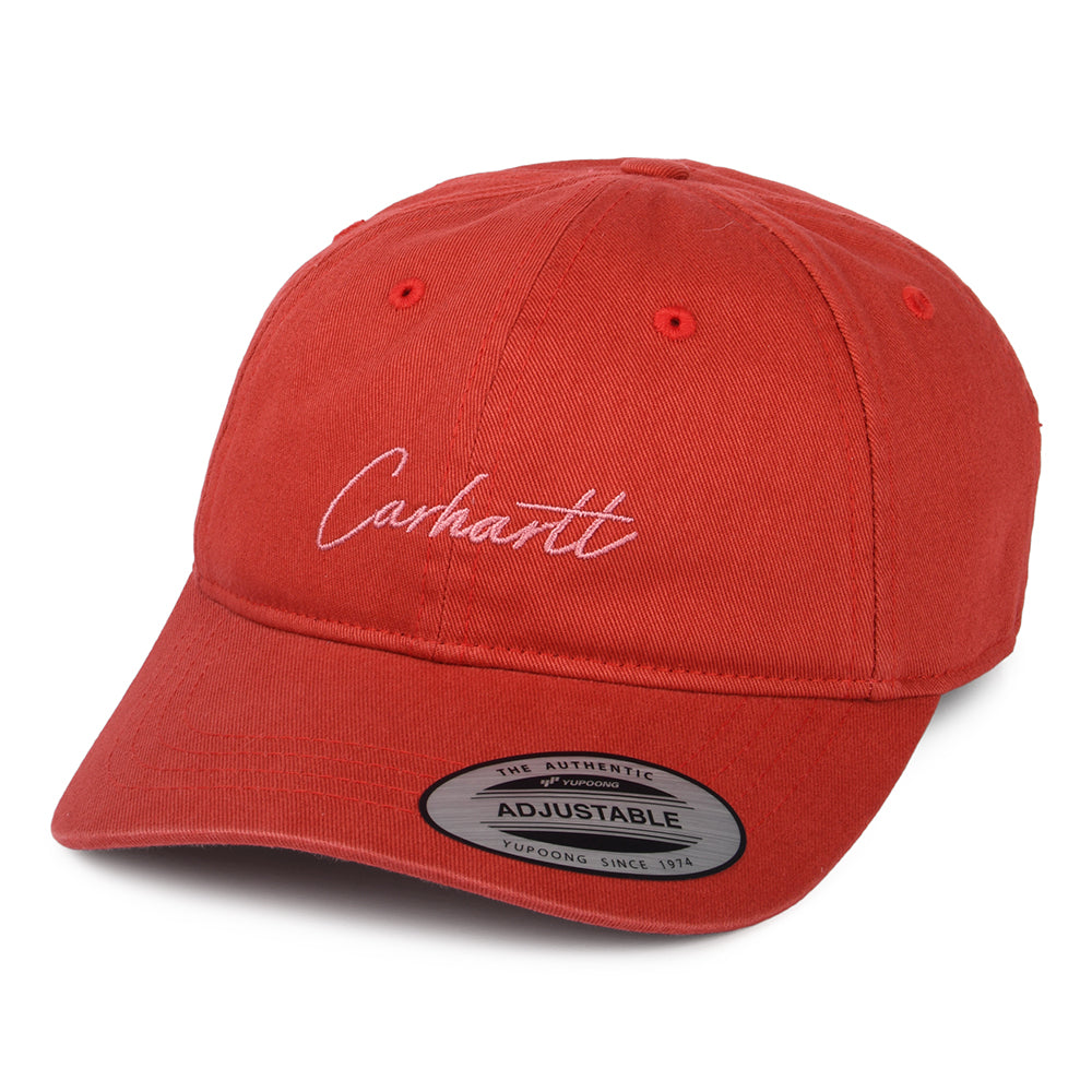 Carhartt WIP Delray Baseball Cap aus Baumwolle - Verwaschenes Rot ...