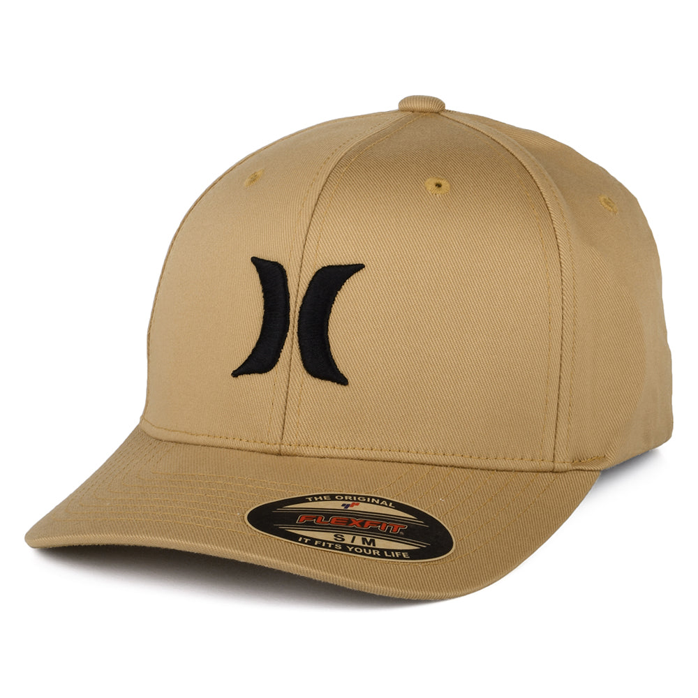 Hurley One & Only Flexfit Baseball Cap - Hellbraun – Hüte und Mützen